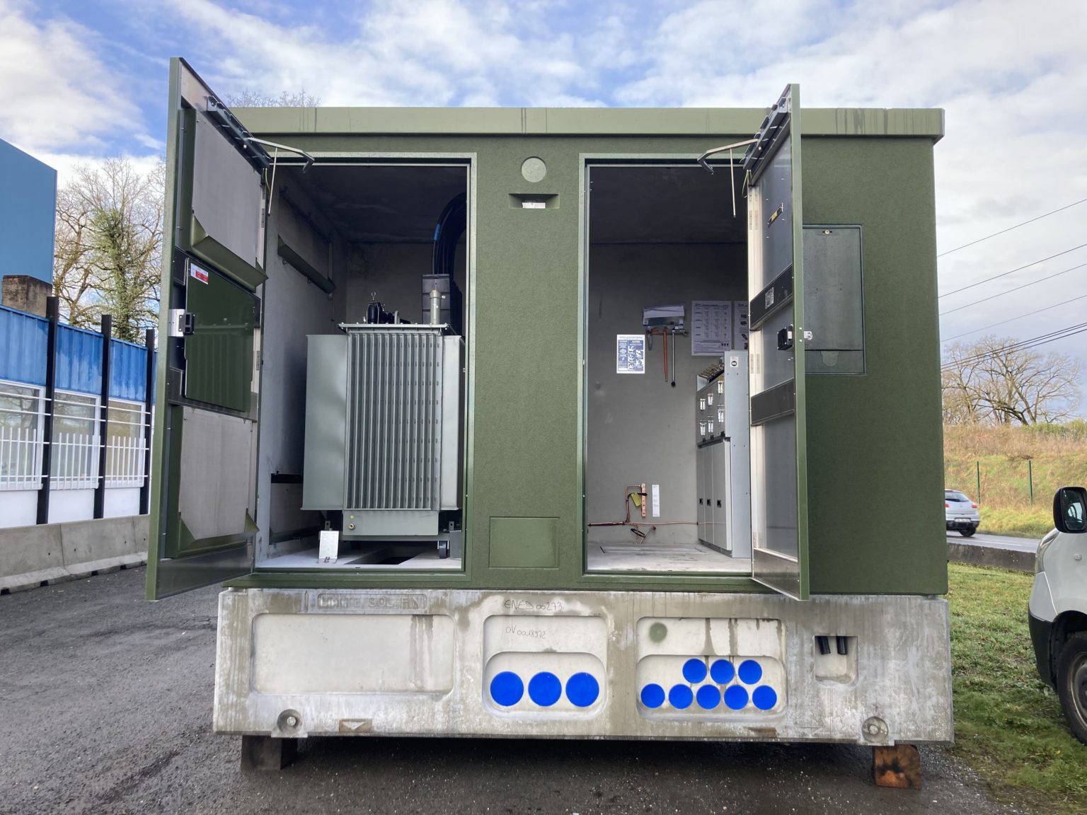 Poste de transformation haute tension - Grolleau